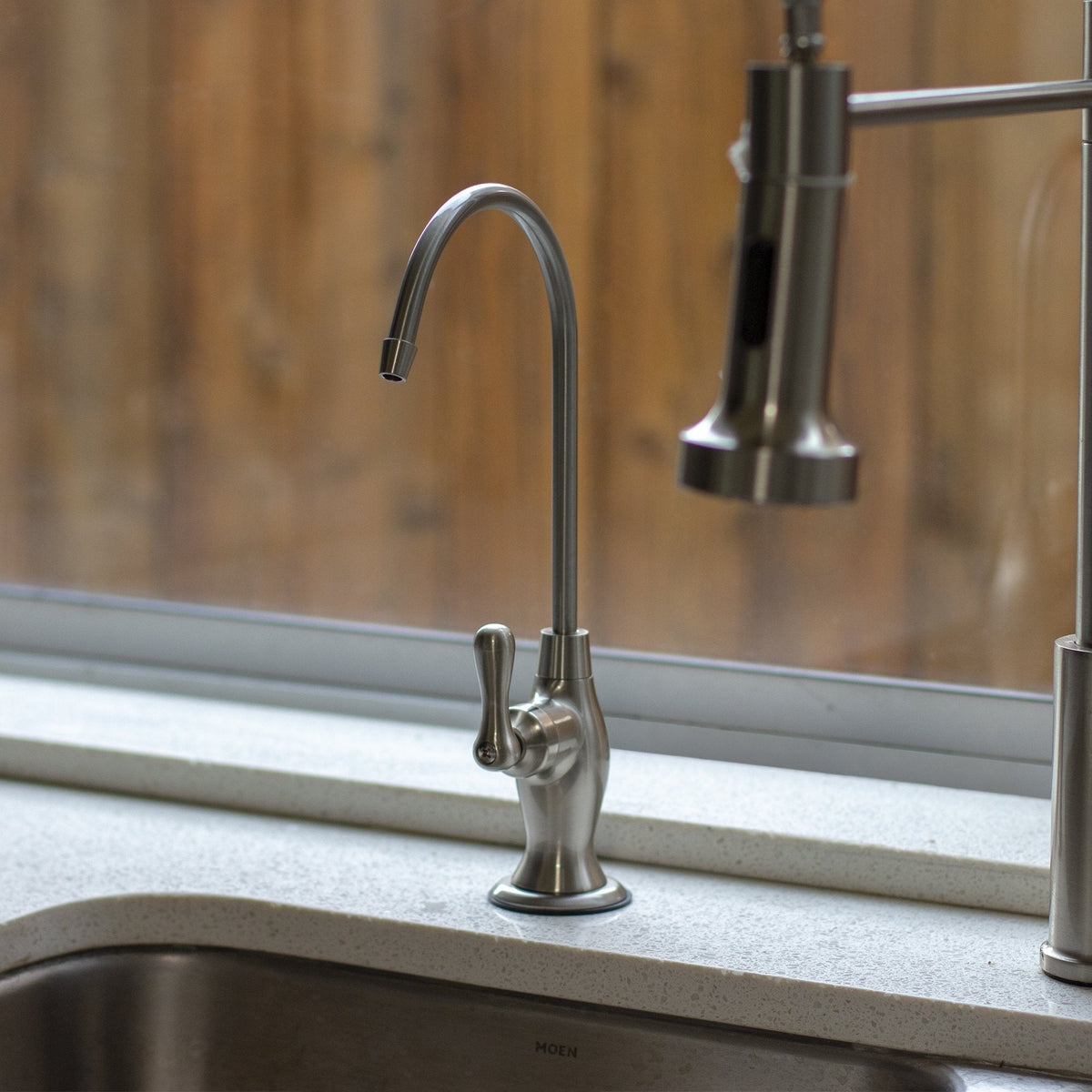 Brushed Nickel Classic Style Reverse Osmosis System Faucet | NU Aqua