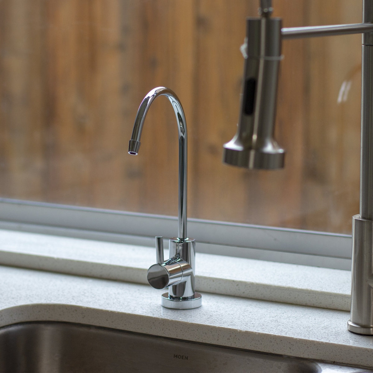 Chrome Designer Reverse Osmosis System Faucet | NU Aqua